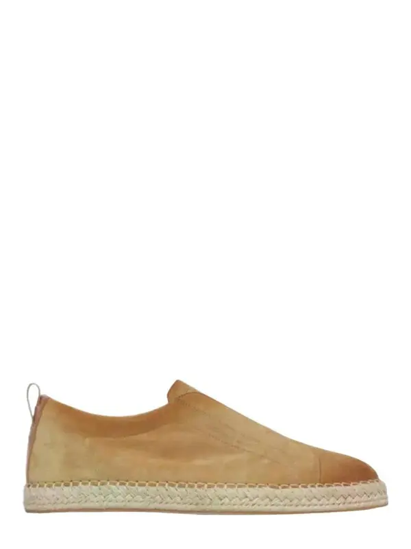 Santoni Suede Espadrilles - Neutrals