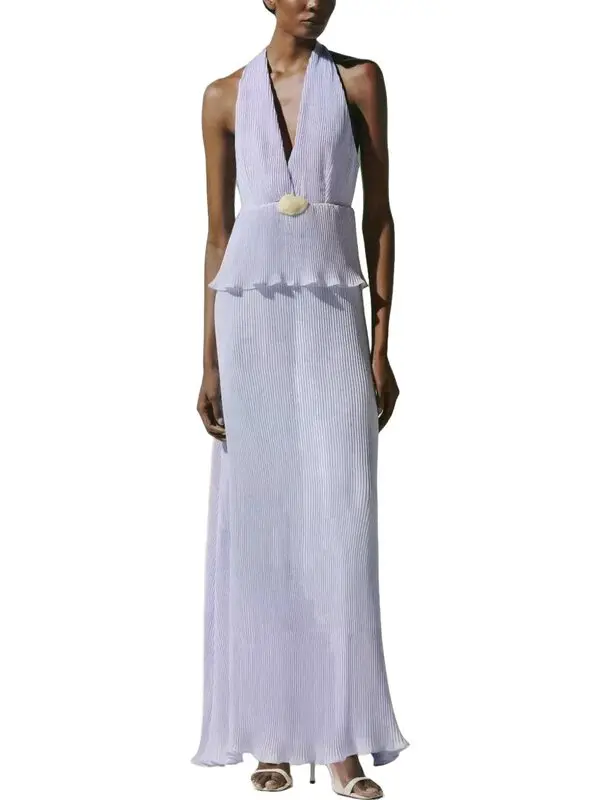 BAOBAB Pleated Maxi Dress - Purple