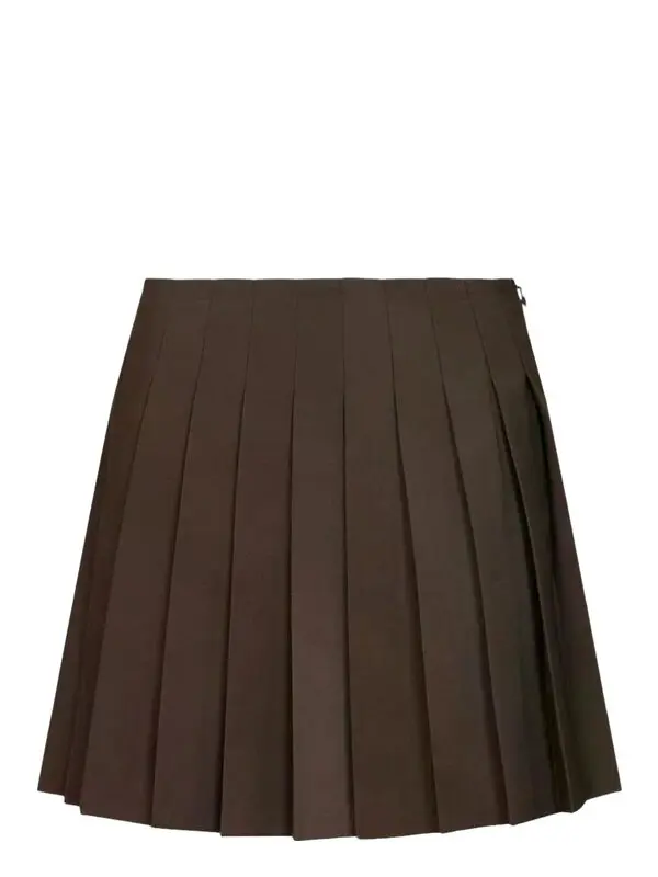 MAISON MARGIELA Pleated Skirt - Brown