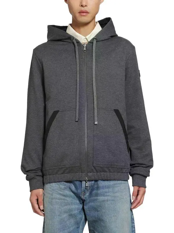 Moncler Reversible Zip-up Hoodie - Grey