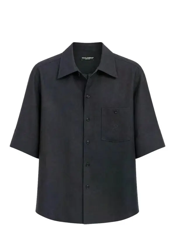 Dolce & Gabbana Logo Short-sleeve Shirt - Black