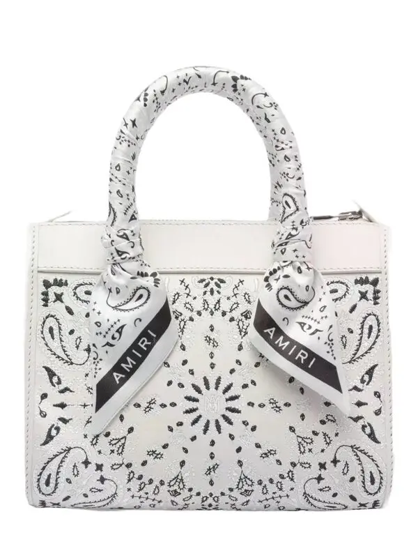 Amiri Mini Bandana Triangle Tote Bag - Neutrals