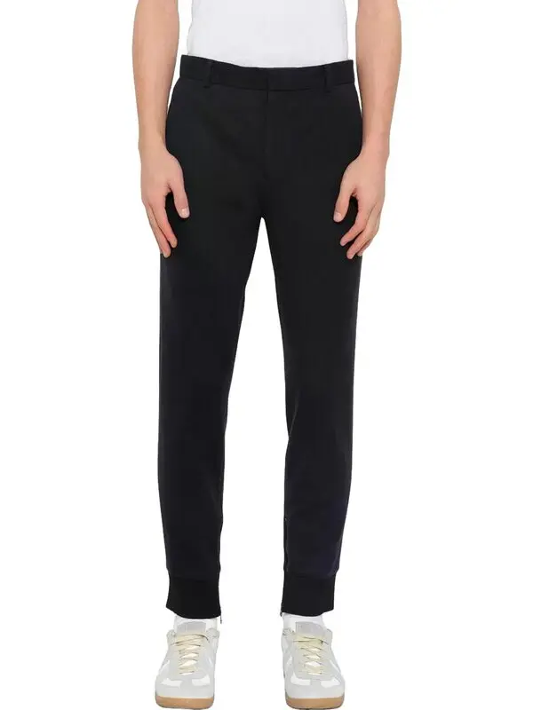 LANVIN Ribbed-cuff Track Pants - Blue