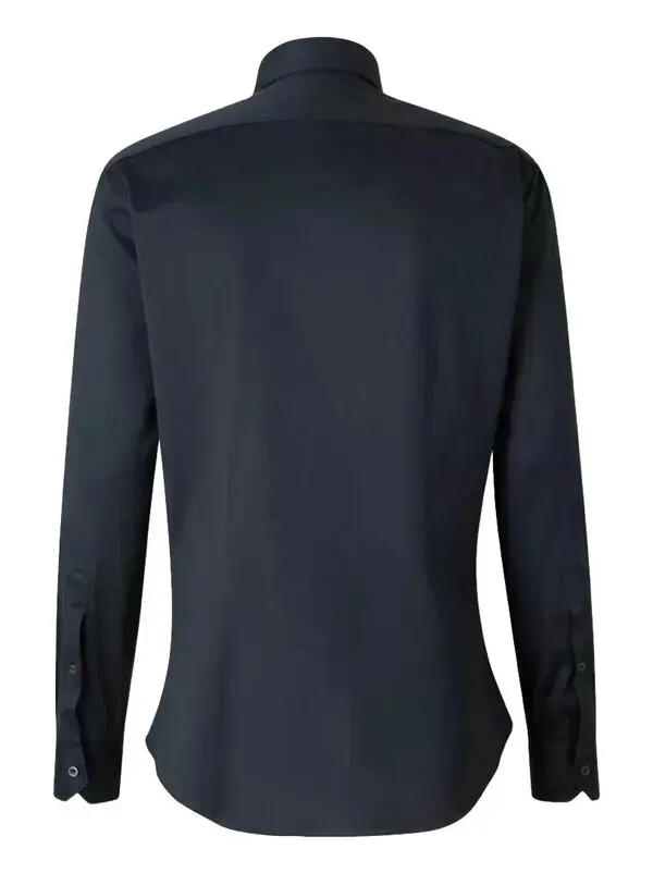 FRAY Spread-collar Button-up Shirt - Grey