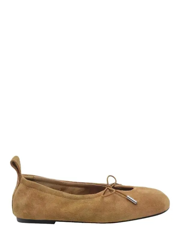 ALOHAS Rosalind Suede Ballet Flats - Brown