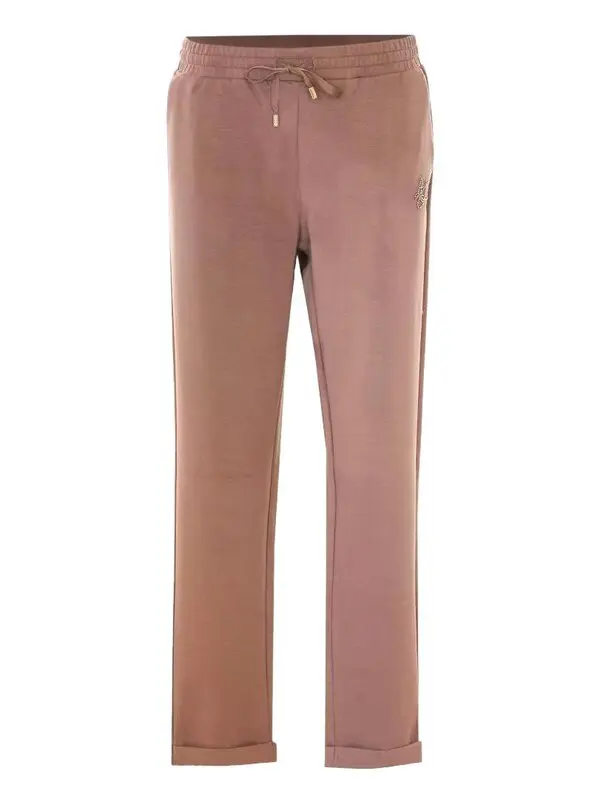 Liu Jo Sequin Embellished Track Pants - Pink
