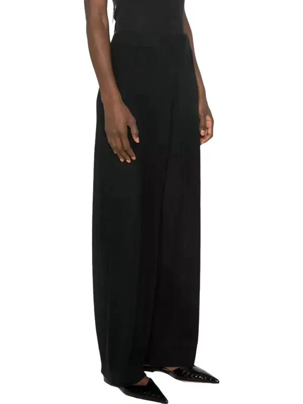 Fabiana Filippi Monili-embellished Wide-leg Trousers - Black