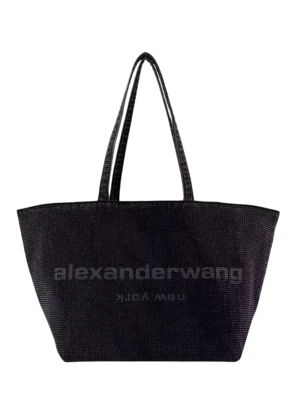 Alexander Wang Rhinestone Embellished Tote Bag - Black