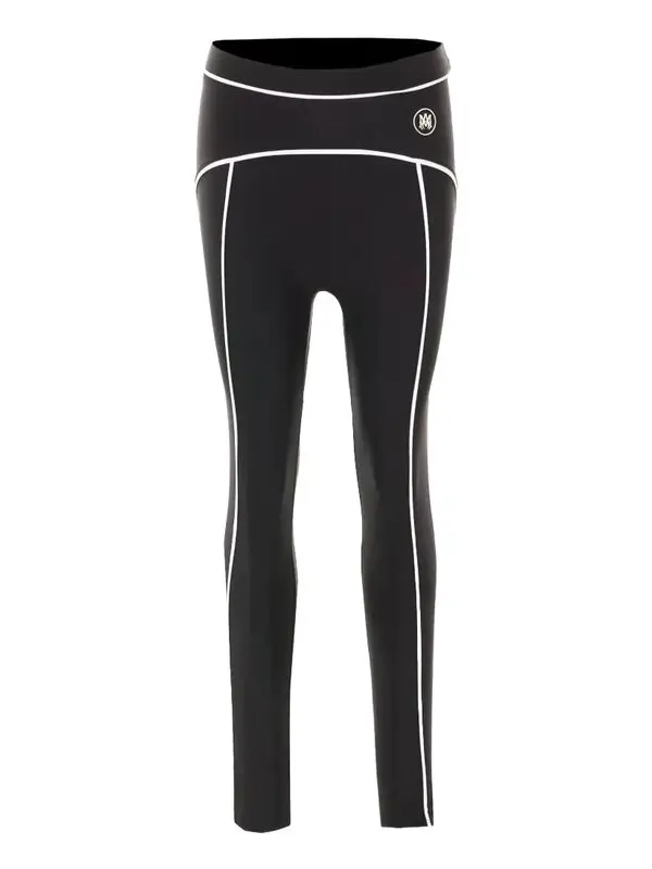 Amiri Ma Logo-print Leggings - Black