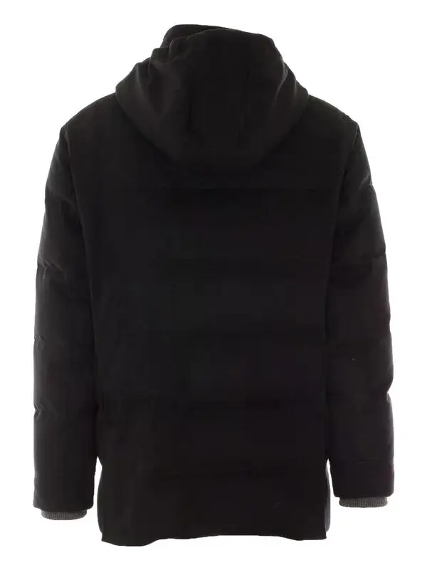 Brunello Cucinelli Padded Hooded Parka - Black