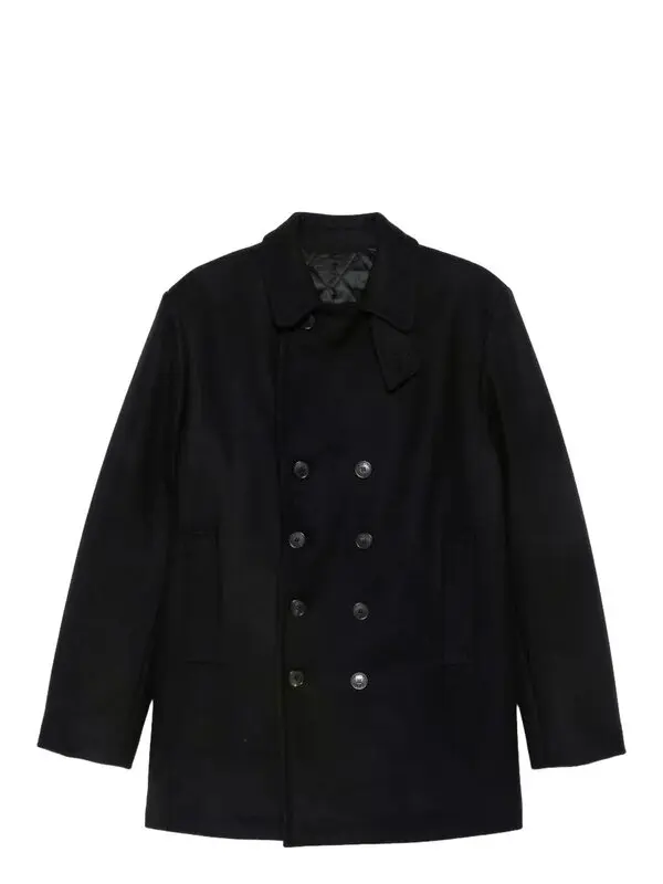 MARANT Double-breasted Coat - Black