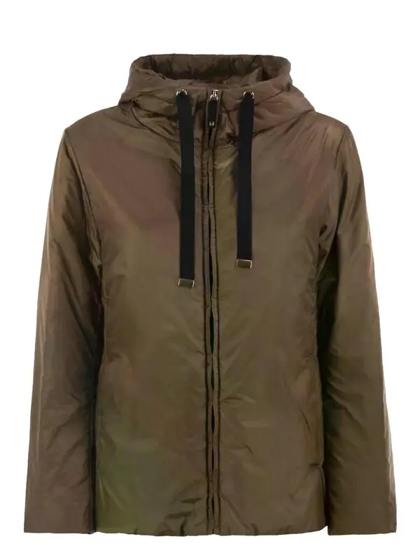 Max Mara Padded Drawstring-hood Jacket - Brown