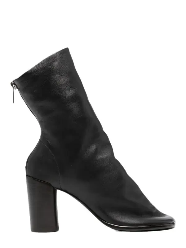LEMAIRE Leather Ankle Boots - Brown