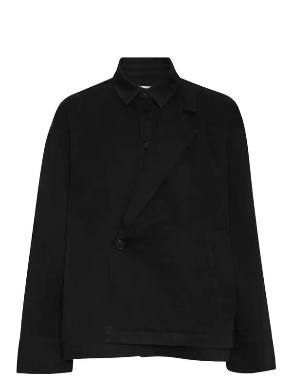 Henrik Vibskov Asymmetric Layered Jacket - Black