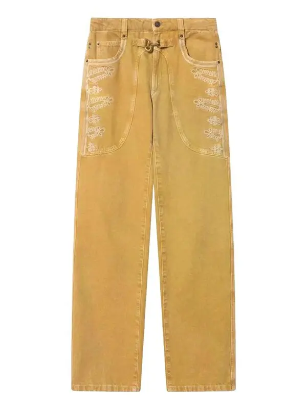 MARANT ETOILE Elna Pants - Yellow