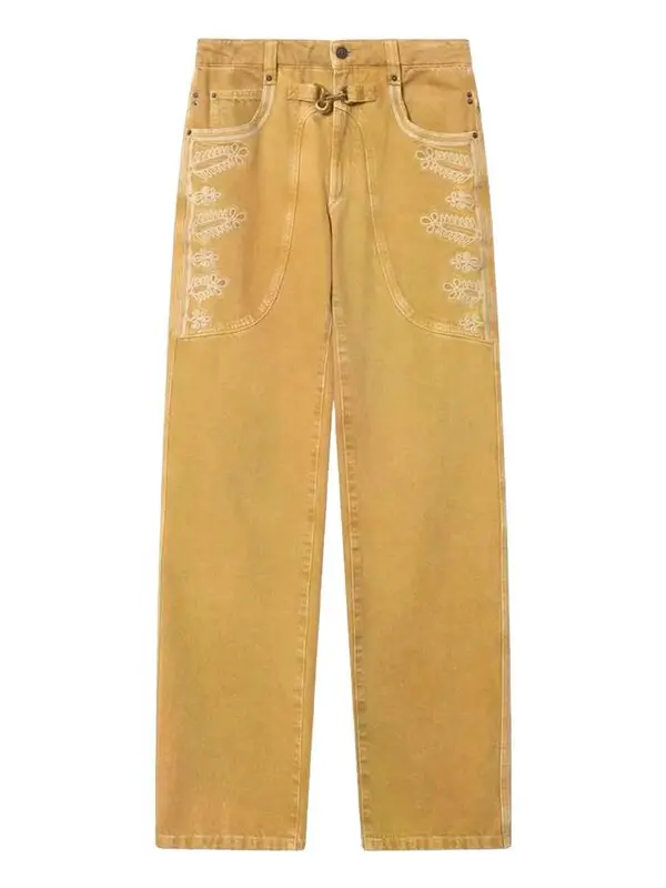 MARANT ETOILE Elna Pants - Yellow