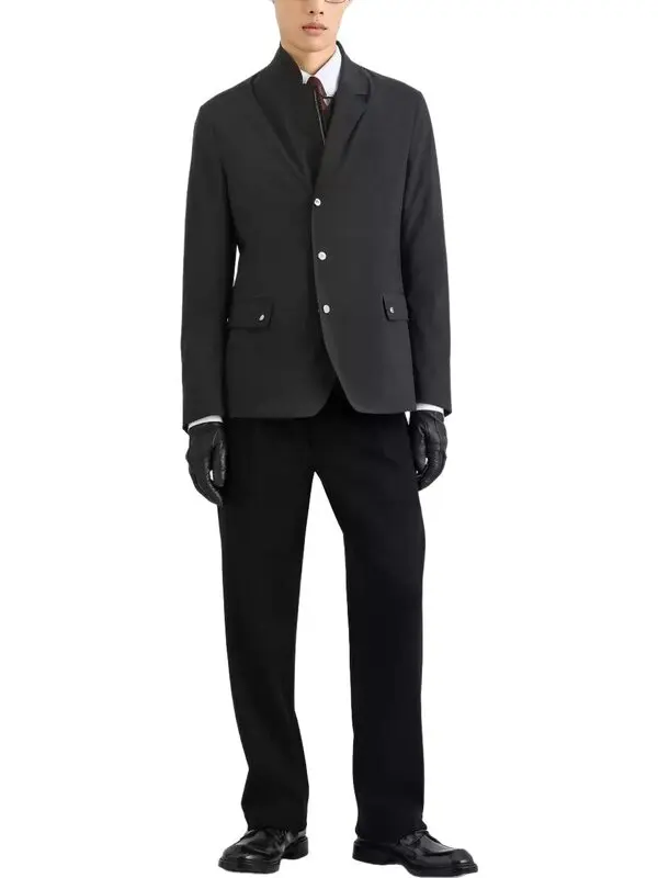 Dolce & Gabbana Cotton And Virgin Wool Jersey Jogging Trousers - Black