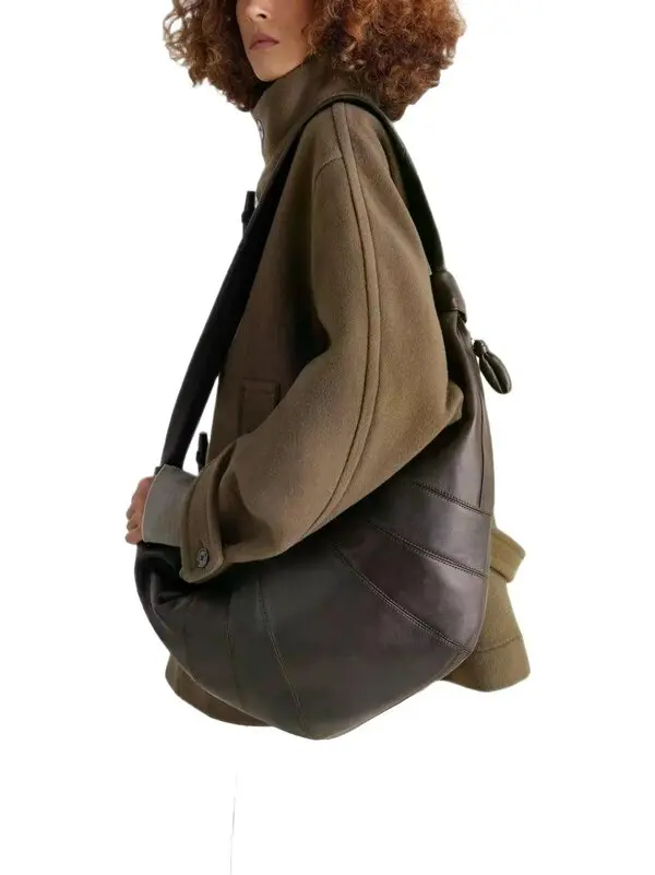 LEMAIRE Croissant Leather Bag - Brown