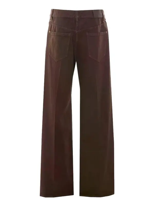 Brunello Cucinelli Loose-fit Cotton Jeans - Brown