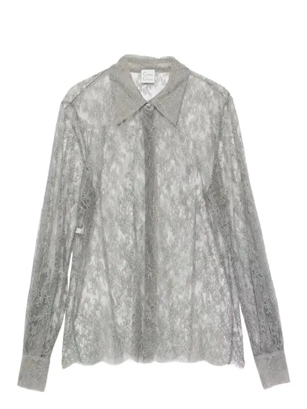 Carine Gilson Lace Shirt - Grey