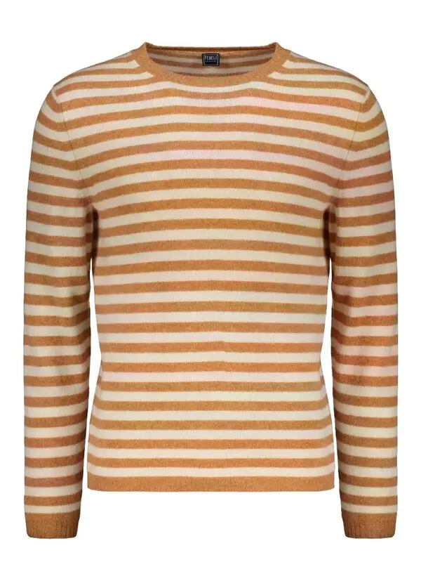 Fedeli Striped Cashmere Sweater - Neutrals