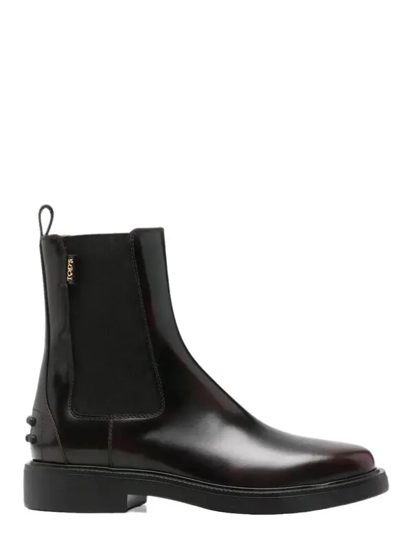 TOD'S Chelsea Boots With Gommino Detail - Brown