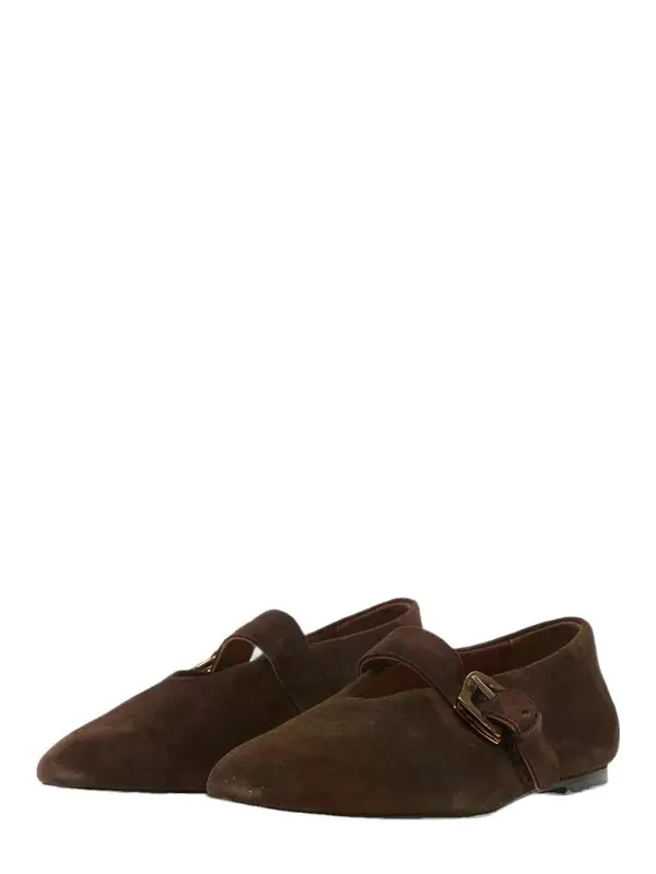 VAGABOND SHOEMAKERS Aleya Buckle-fastening Ballet Flats - Brown