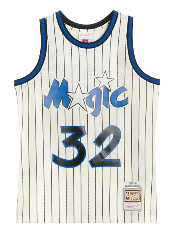 Mitchell & Ness Swingman Pinstriped Jersey - Neutrals
