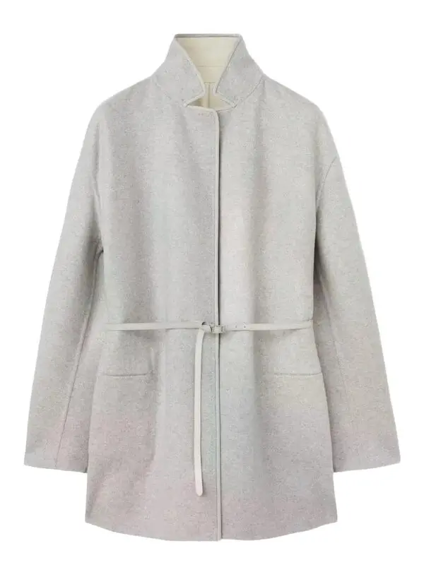 Loro Piana Jimi Belted Reversible Coat - Grey