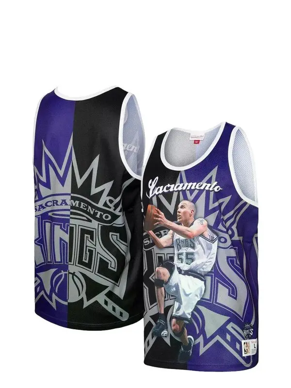 Mitchell & Ness Nba Sacramento Kings Sublimated Player Tank Top - Purple