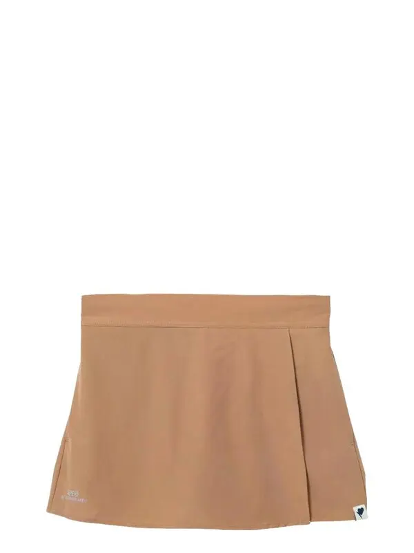 AAPE BY *A BATHING APE Wrap-front Skorts With Logo Motif - Neutrals