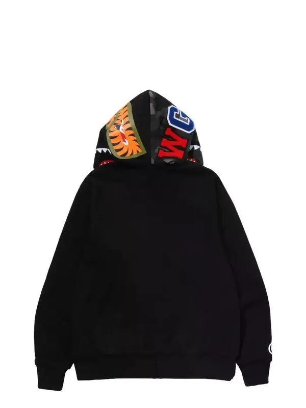 A BATHING APE Shark Full Zip Reversible Hoodie - Black