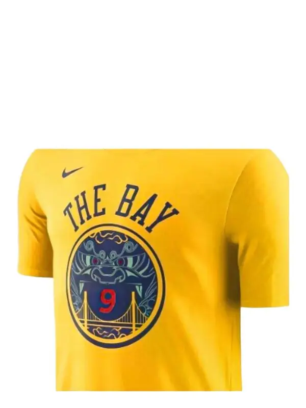 Nike X Nba Golden State Warriors The Bay Iguodala T-shirt - Yellow
