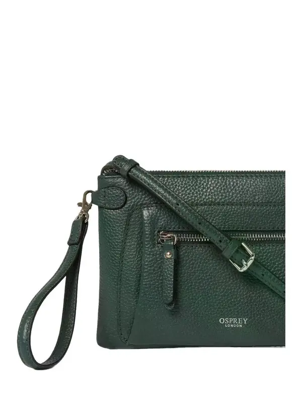OSPREY Leather Cross-body Bag - Green