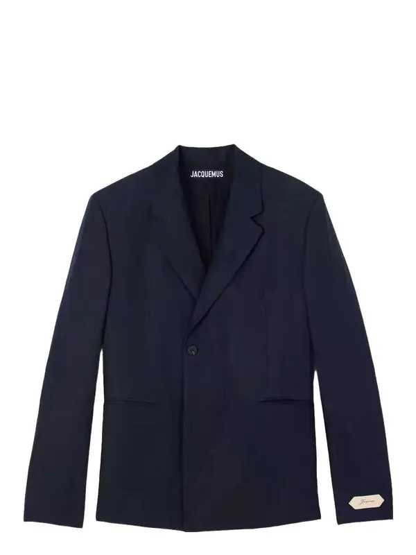 Jacquemus Melo Single-breasted Jacket - Blue