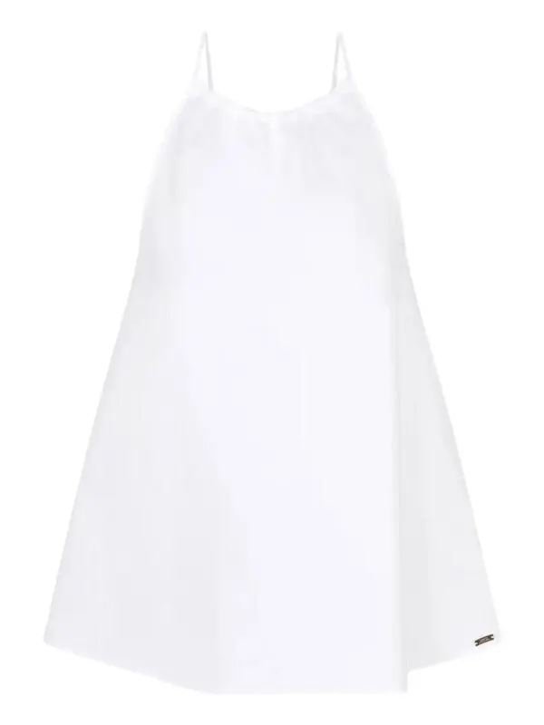 Armani Exchange Halterneck Blouse With Spaghetti Straps - White