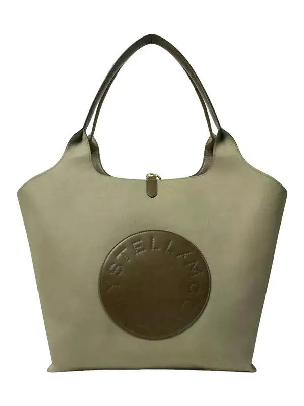 Stella McCartney Logo-patch Tote Bag - Green