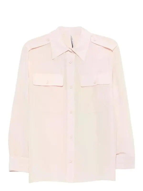 Liviana Conti Button-fastening Long-sleeve Shirt - Pink