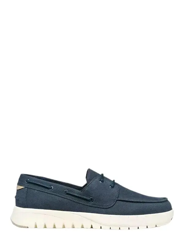 Geox Flextride Plus Lace-up Boat Loafers - Blue
