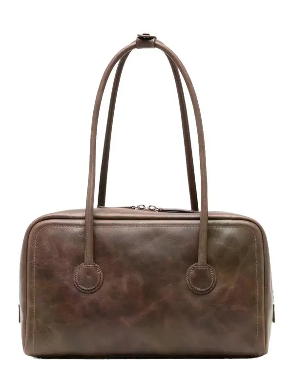 MARGESHERWOOD Leather Tote Bag - Brown