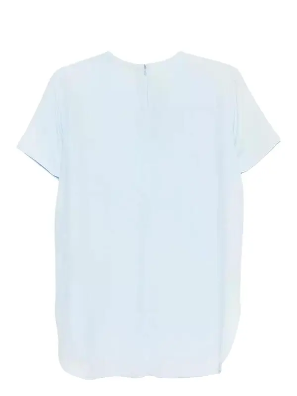 SIMONA CORSELLINI Crew-neck Blouse - Blue