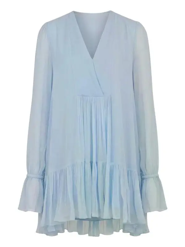 Azeeza Thistle Mini Dress - Blue