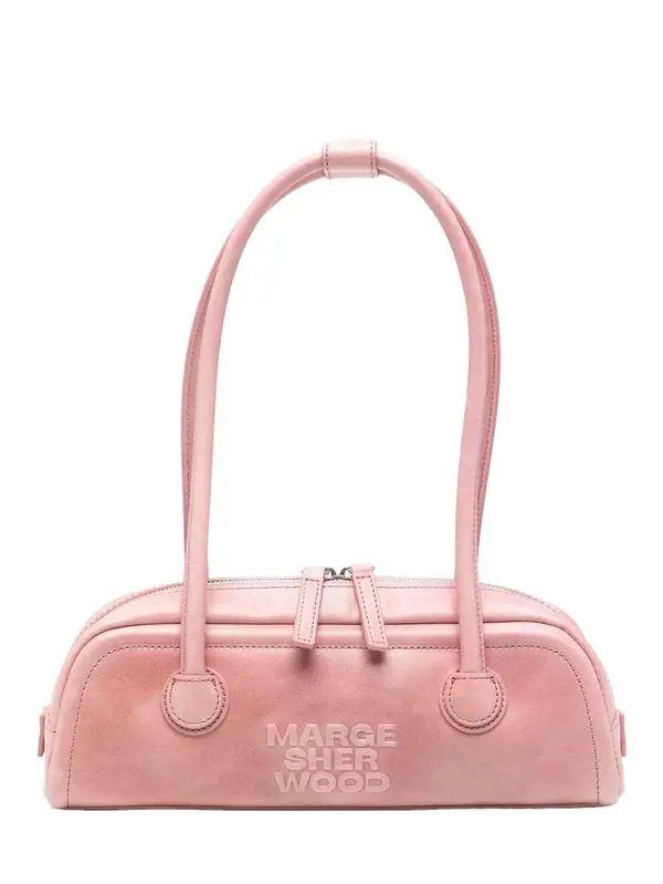 MARGESHERWOOD Soft Boston Ew Leather Tote Bag - Pink