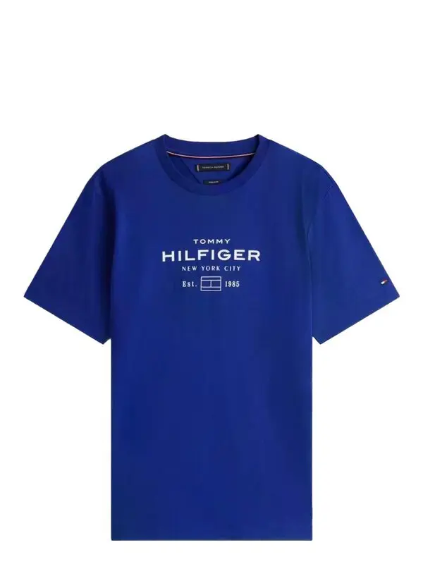 Tommy Hilfiger Graphic-print Short-sleeve T-shirt - Blue