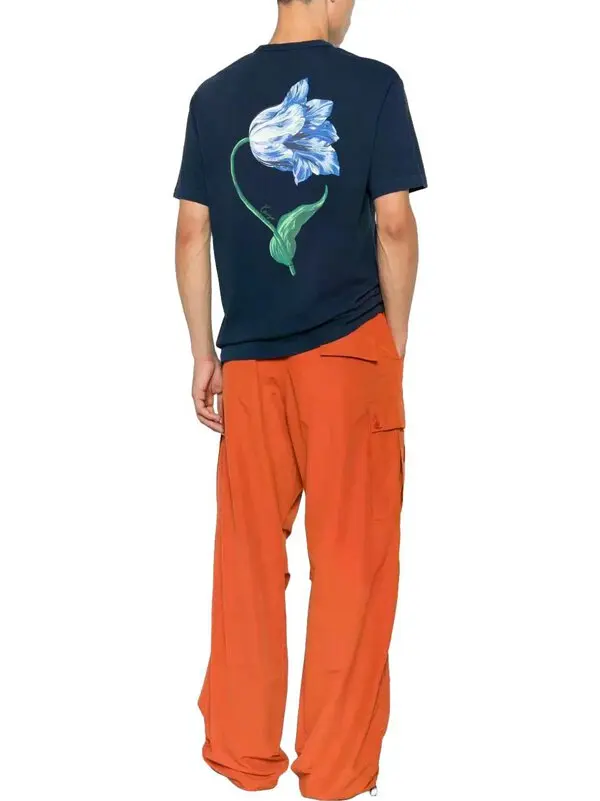 Kenzo Floral-print T-shirt - Blue