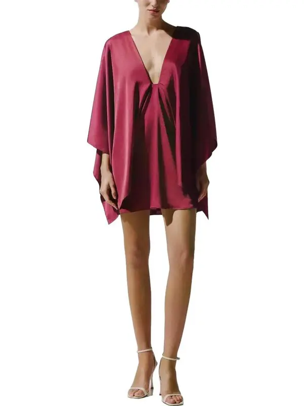 BAOBAB Pietro Draped Mini Dress - Red