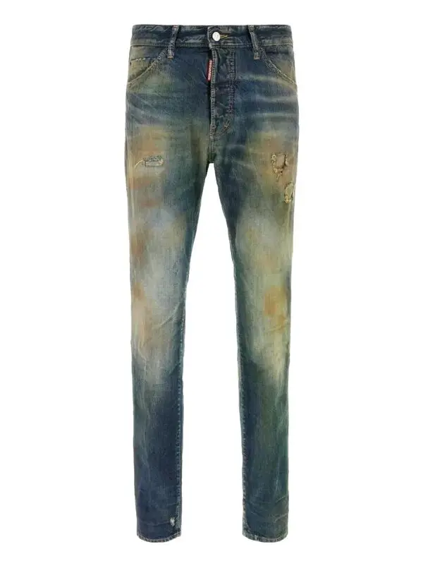 Dsquared2 Teddy Distressed Jeans - Blue