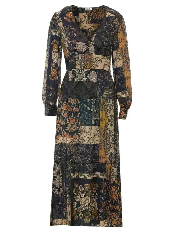 Liu Jo Paisley-print Dress - Blue