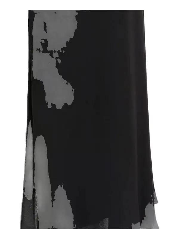 Valentino Garavani Front-slit Midi Skirt - Black