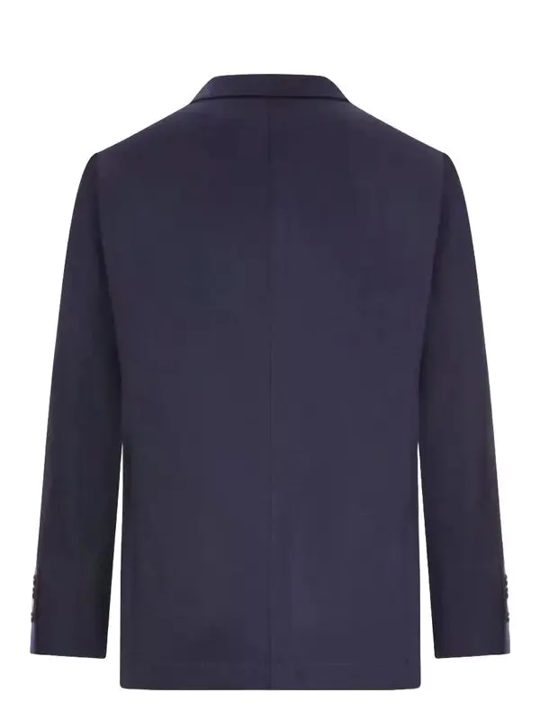 Brunello Cucinelli Single-breasted Wool Blazer - Blue